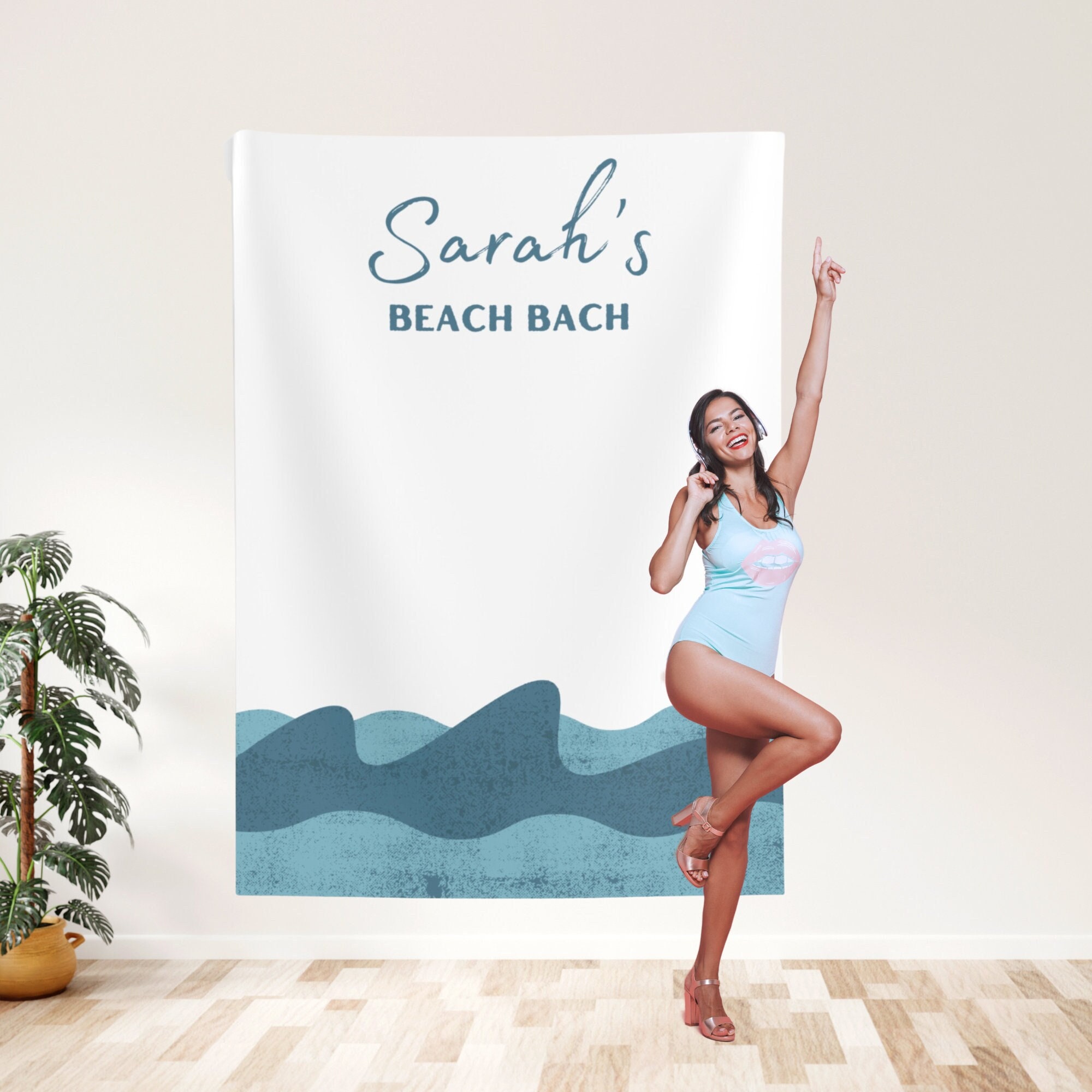 Custom Beach Bach Bachelorette Party Decor, Nautical Bachelorette ...