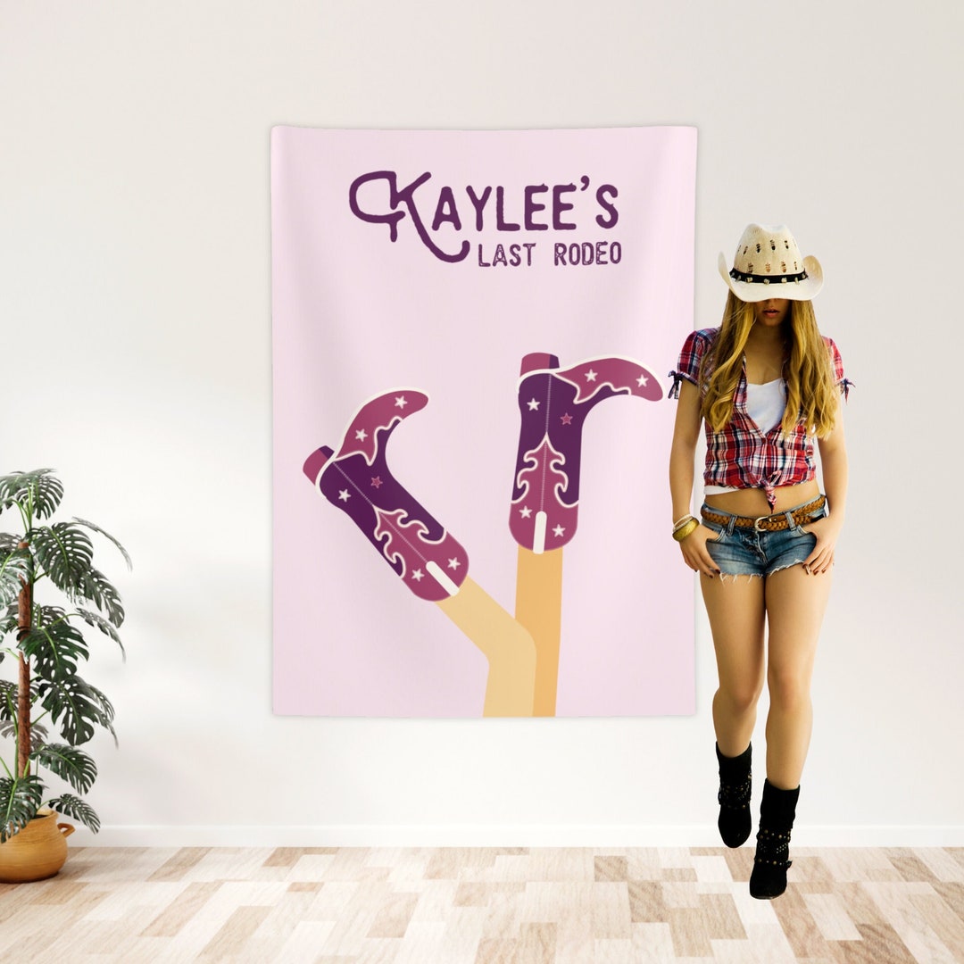 Last Rodeo Bachelorette Backdrop Bachelorette Party - Etsy