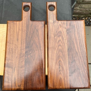 Handcrafted Walnut Serving Boards - Etsy