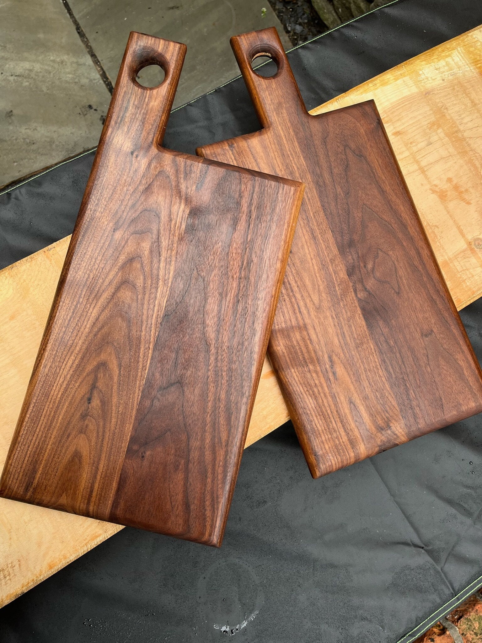 Handcrafted Walnut Serving Boards - Etsy