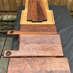 Handcrafted Walnut Serving Boards - Etsy