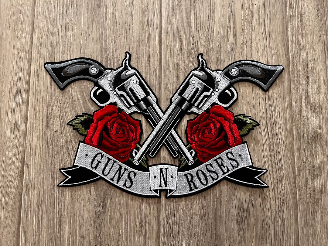 Guns'n Roses Embroidered Patch / Guns 'n Roses Iron-on Patch / Iron-on ...