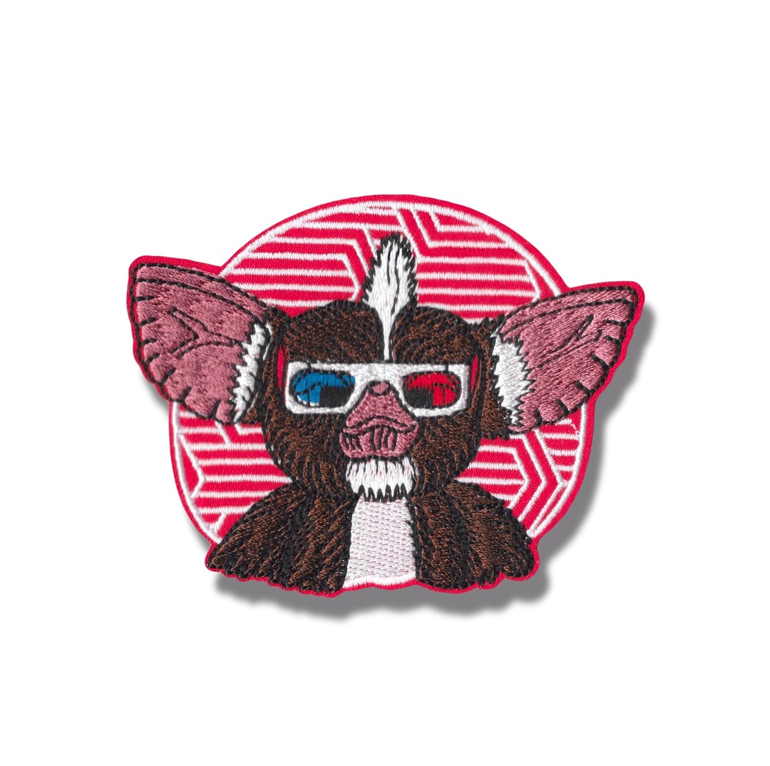 Gizmo Gremlins Iron-on Embroidered Patch / Gizmo Iron-on Patch / DIY Decoration for Clothes ...