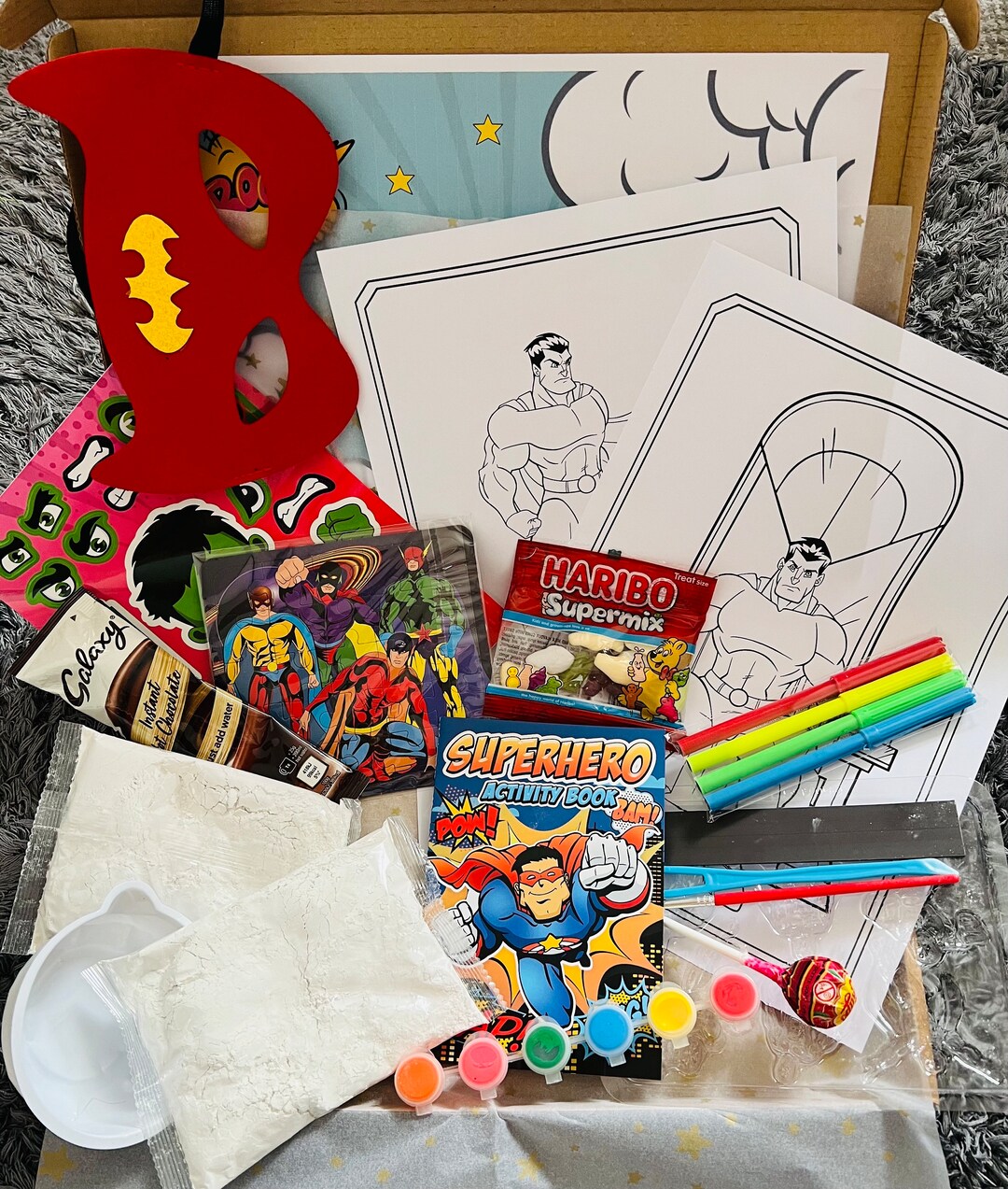 Superhero Craft Kit for Boys Craft Activity Kit for Kid's Letterbox ...