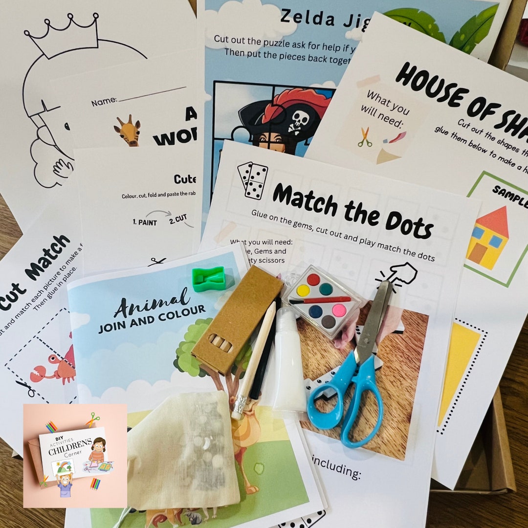 Personalised Children's Activity Pack Letterbox Gift for - Etsy