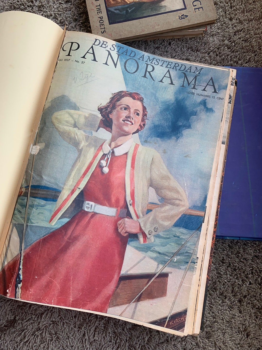 Antique 1937 Hardbound Panorama Magazine - Etsy