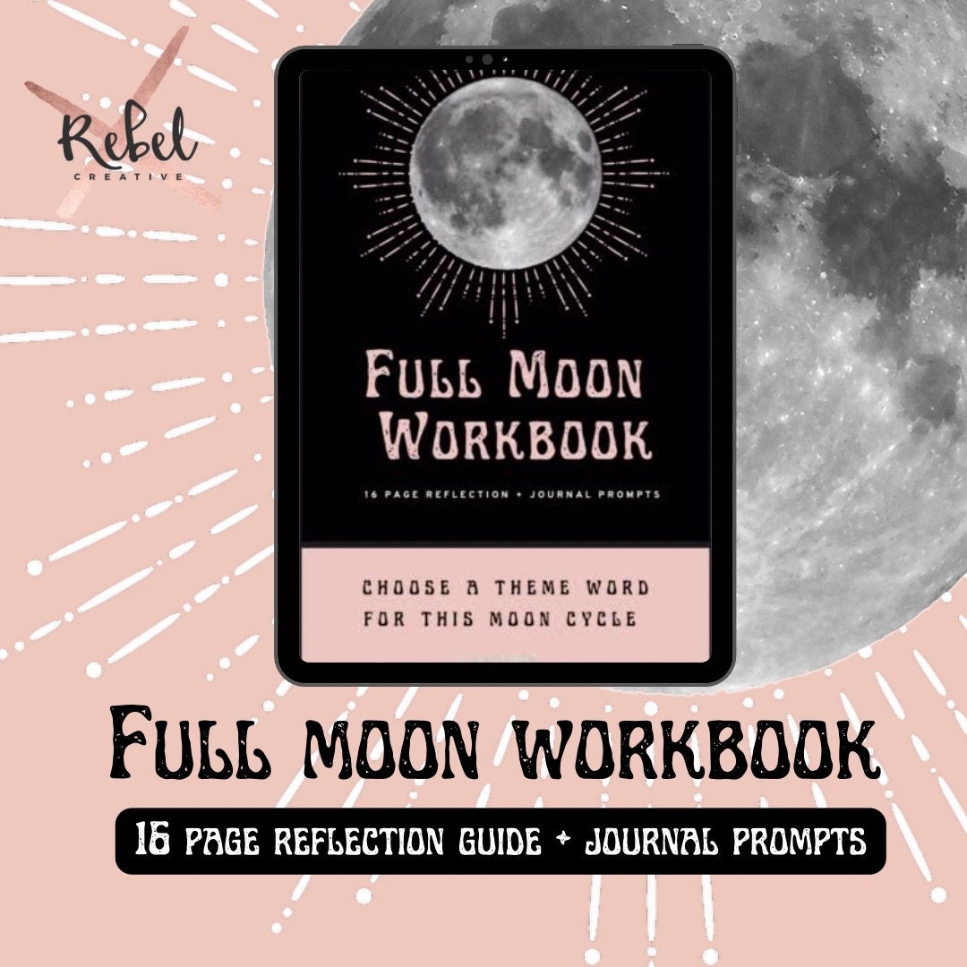 Full Moon Workbook - Etsy