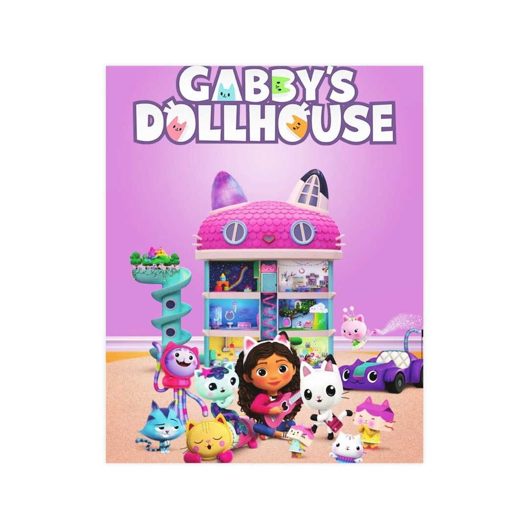 Gabby's Dollhouse Poster Gabbys Dollhouse SVG - Etsy Denmark