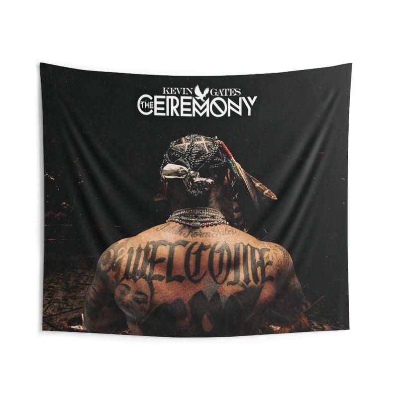 The Ceremony Kevin Gates Kevin Gates Tapestry Poster Kevin Gates - Etsy