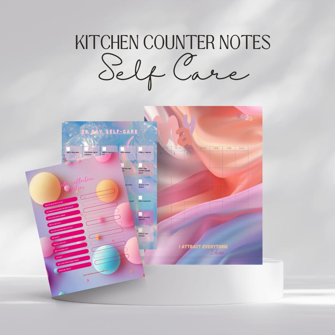 Pink Digital Journal for Self-reflection Girly Undated Planner With ...