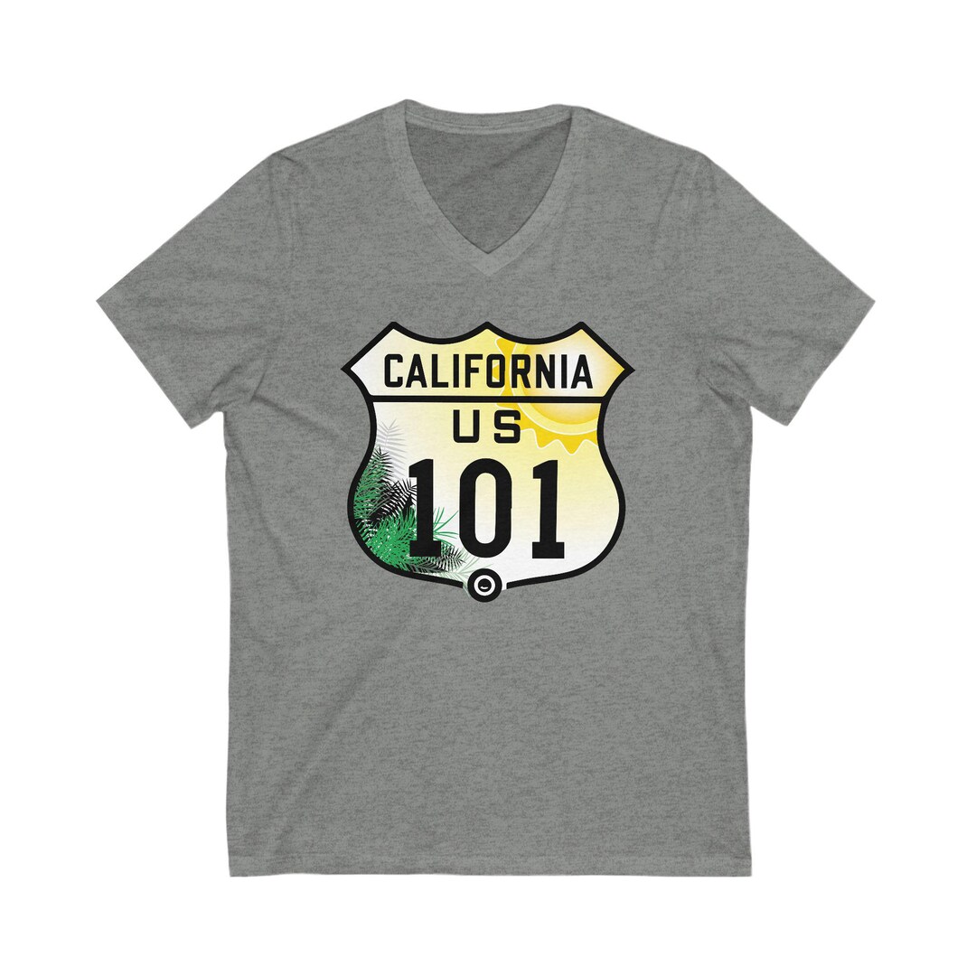 California US 101 Classic Sign Tee | Highway 101 Cool Shirt Design ...