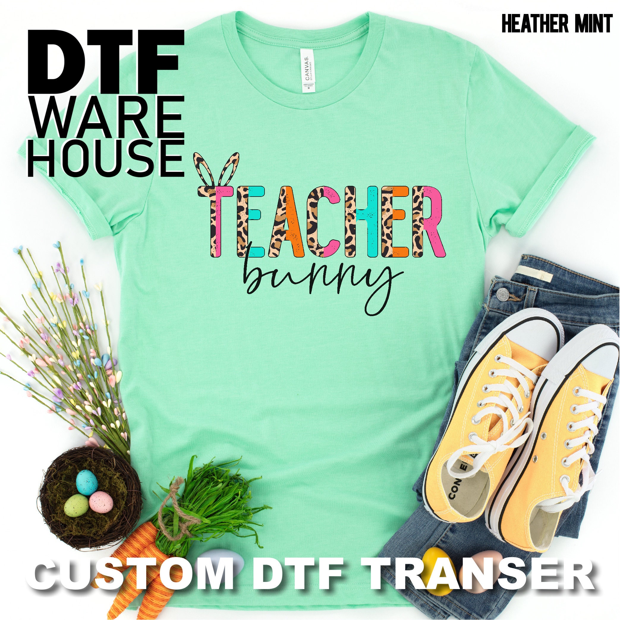 Pre Made DTF Gang Sheet, Year Round Teacher, School Holidays, DTF ...