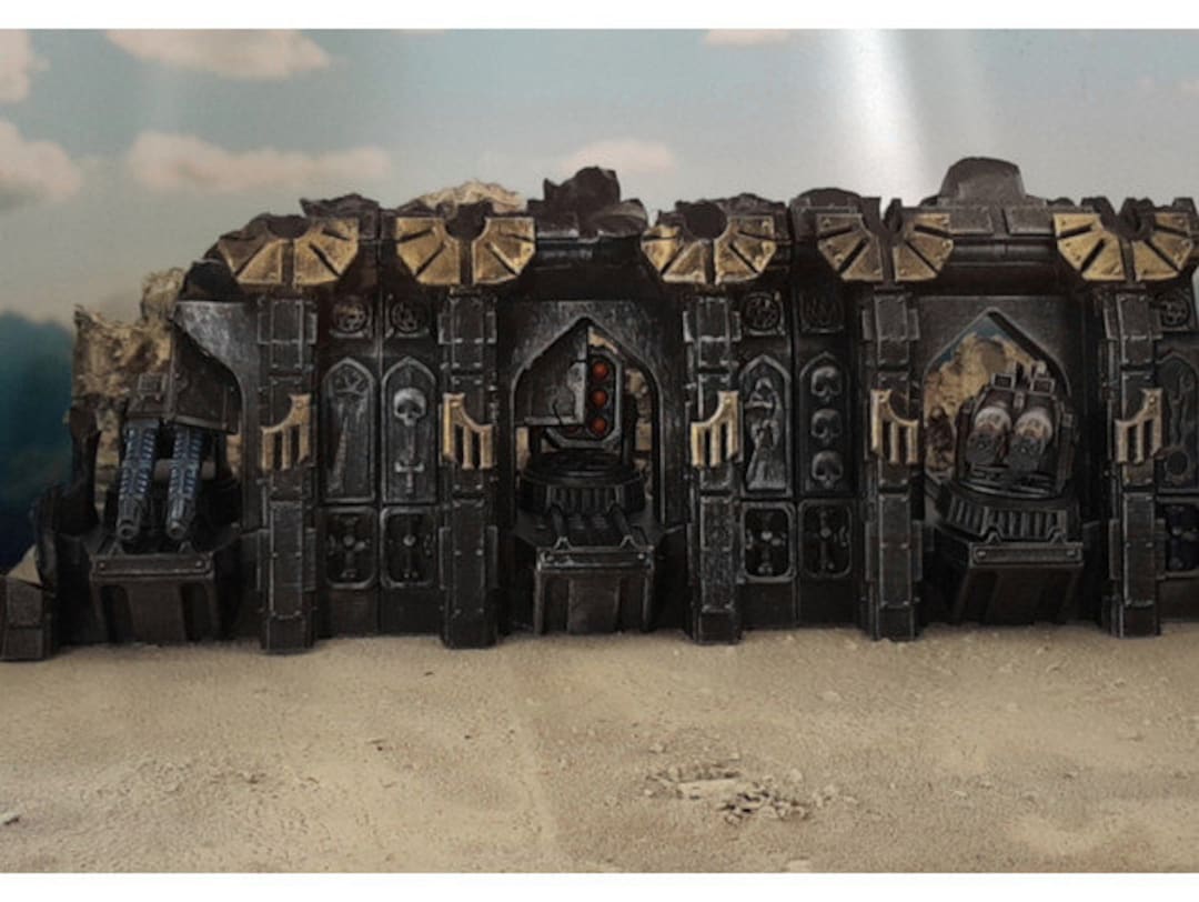 28mm Gothic Spaceship Wreck Terrain / Wargaming / Imperial Vers. A - Etsy