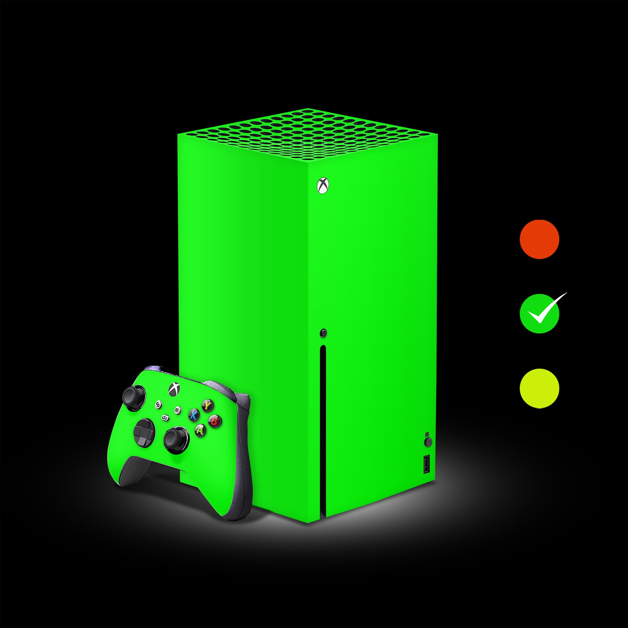 Xbox X Neon Skin | 3M Vinyl | Full Wrap Skin With the Option of Adding ...