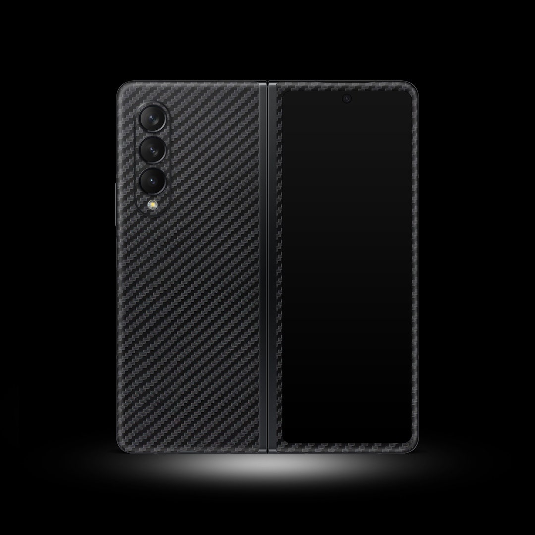 Samsung Galaxy Z Fold Carbon Fiber Skin 3M Vinyl Back & Screen Skin for ...