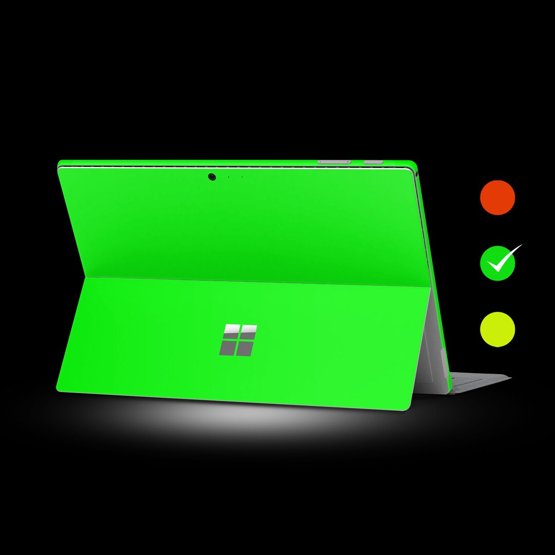 Surface Pro Neon Skin | 3M Vinyl | Full Wrap Skin for All Surface Pro ...