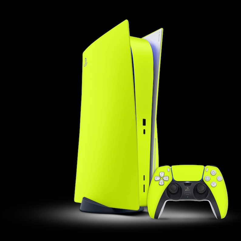PS5 Neon Skin 3M Vinyl Full Wrap Skin With the Option of - Etsy