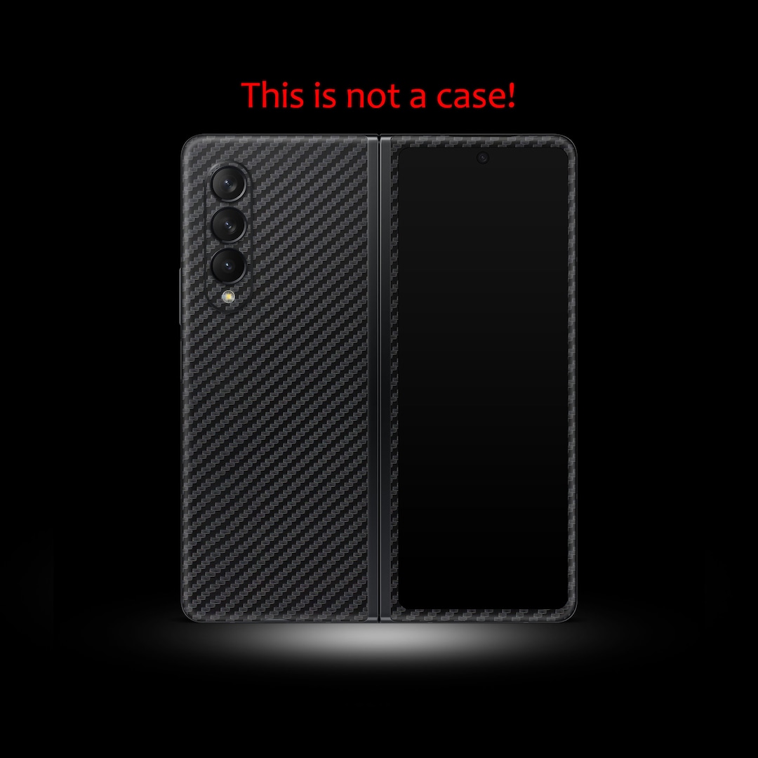 Samsung Galaxy Z Fold Carbon Fiber Skin | 3M Vinyl | Back & Screen Skin ...