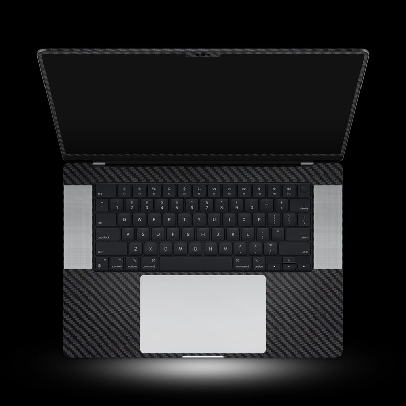 Macbook Carbon Fiber Skin 3M Vinyl Full Wrap Skin for - Etsy