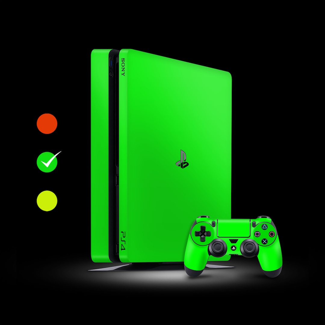 PS4 Neon Skin | 3M Vinyl | Full Wrap Skin With the Option of Adding a ...