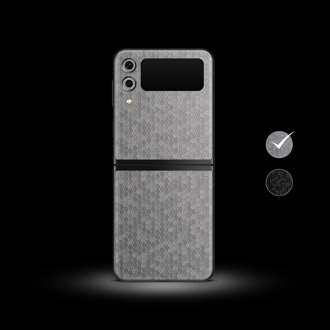 Samsung Galaxy Z Flip Honeycomb Skin | 3M Vinyl | Back Skin for All ...