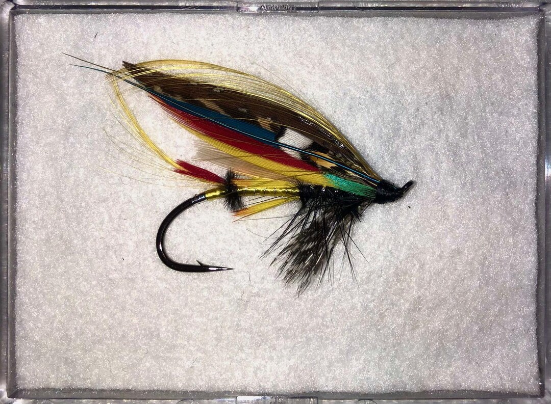 Jock Scott Classic Salmon Fly - Etsy