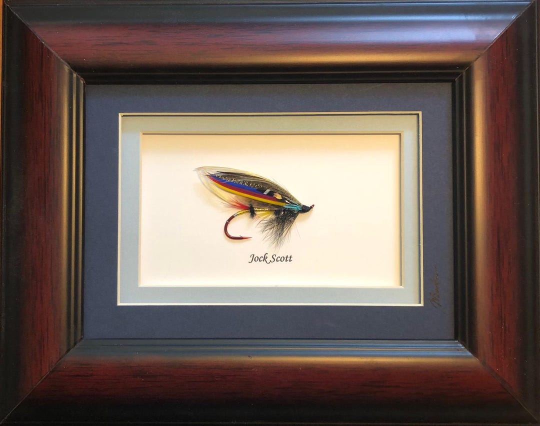 Jock Scott Classic Salmon Fly - Etsy