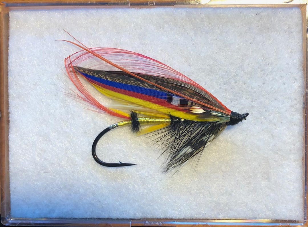 Jock Scott Classic Salmon Fly - Etsy