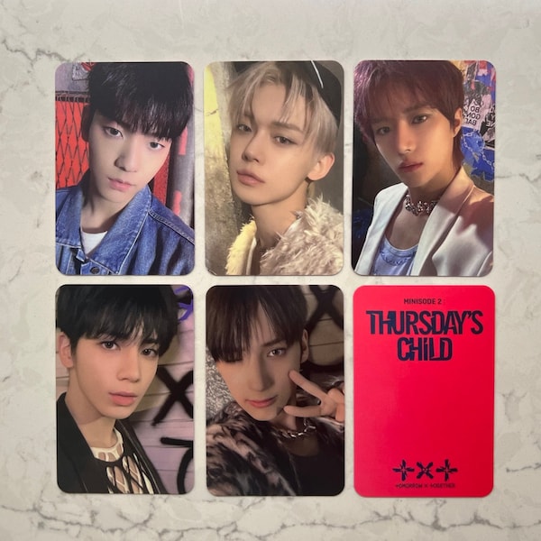 Thursday Child Txt Photocards - Etsy