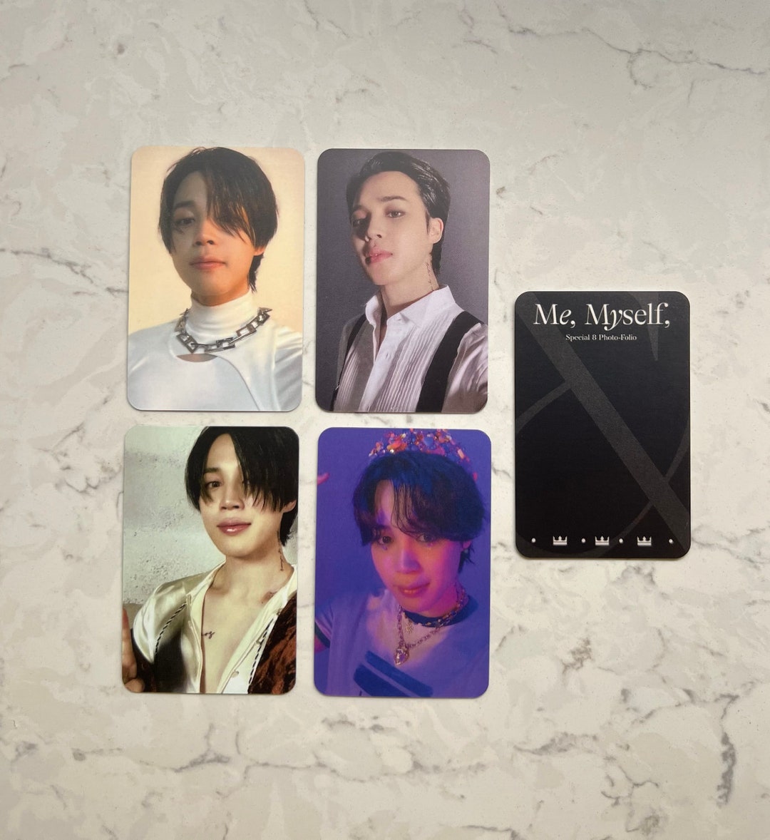 BTS Jimin Photo-folio Photocards BTS Photocards Jimin Photocards ...