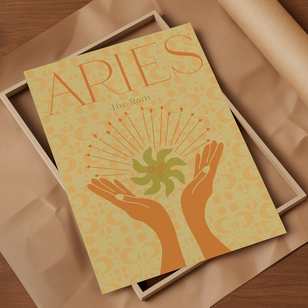 Celestial Star Sign Print Zodiac Poster Star Sign Print Virgo Wall Art ...