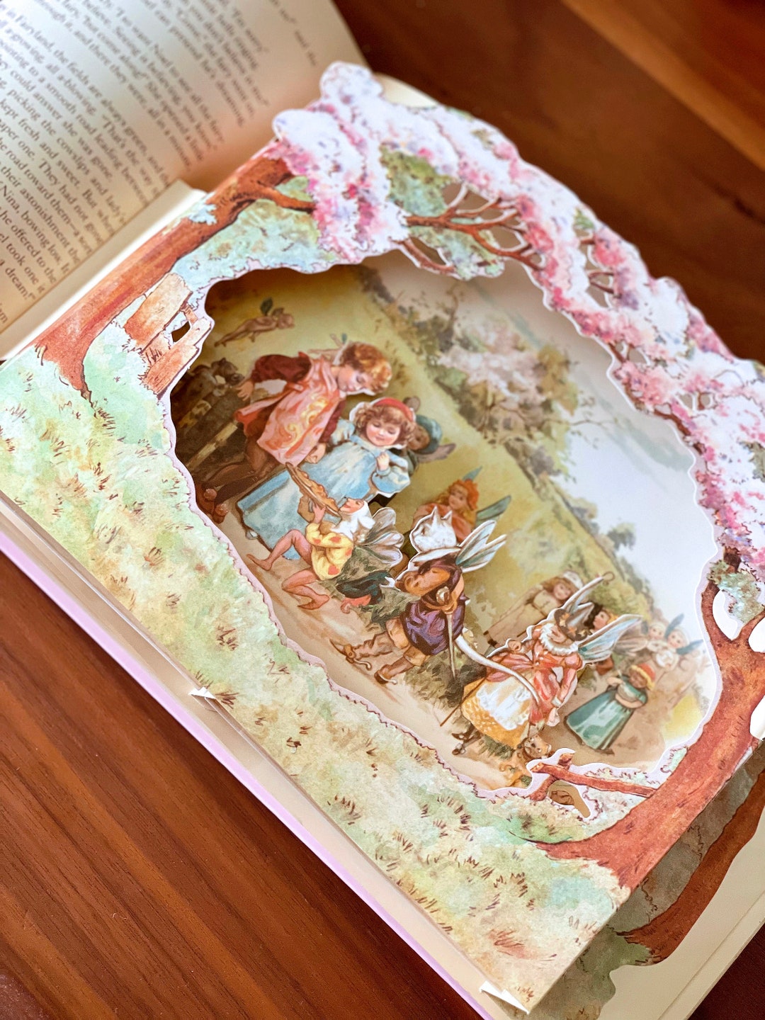 1986 Vintage Rare Pop up Book Peeps Into Fairyland by Ernest Nister - Etsy