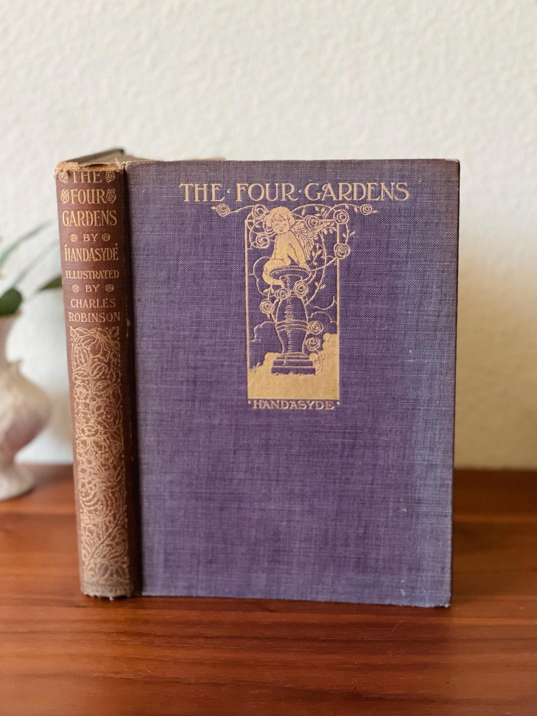 1912 the Four Gardens by Handasyde Illustrated by Charles Robinson - Etsy