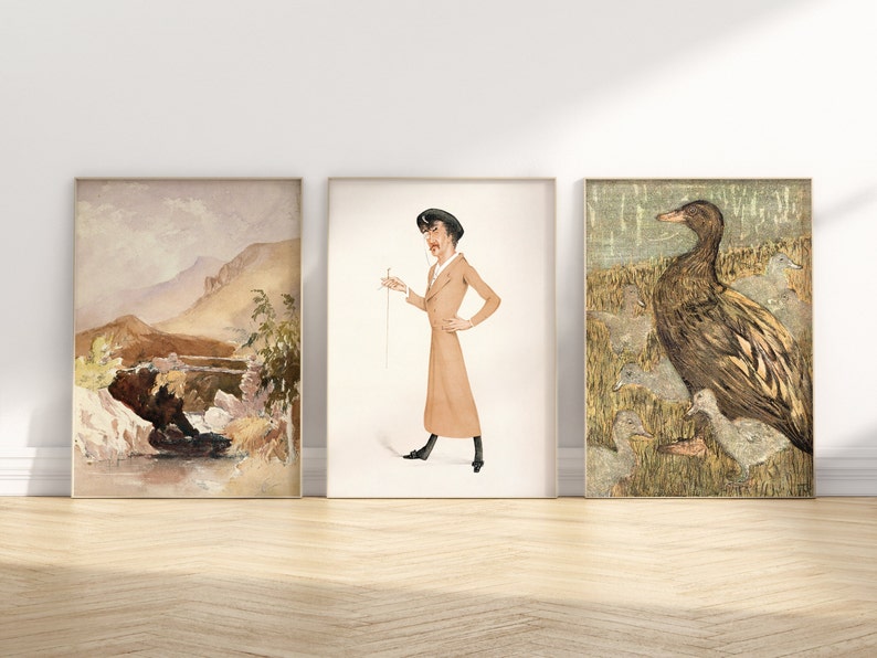 Classic Gallery Printable Wall Art Set of 9 Digital - Etsy