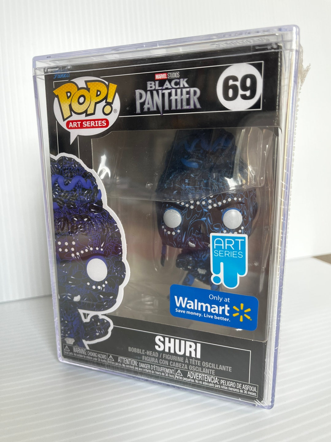 Funko Pop Marvel Studios Black Panther Shuri 69 Art Series - Etsy