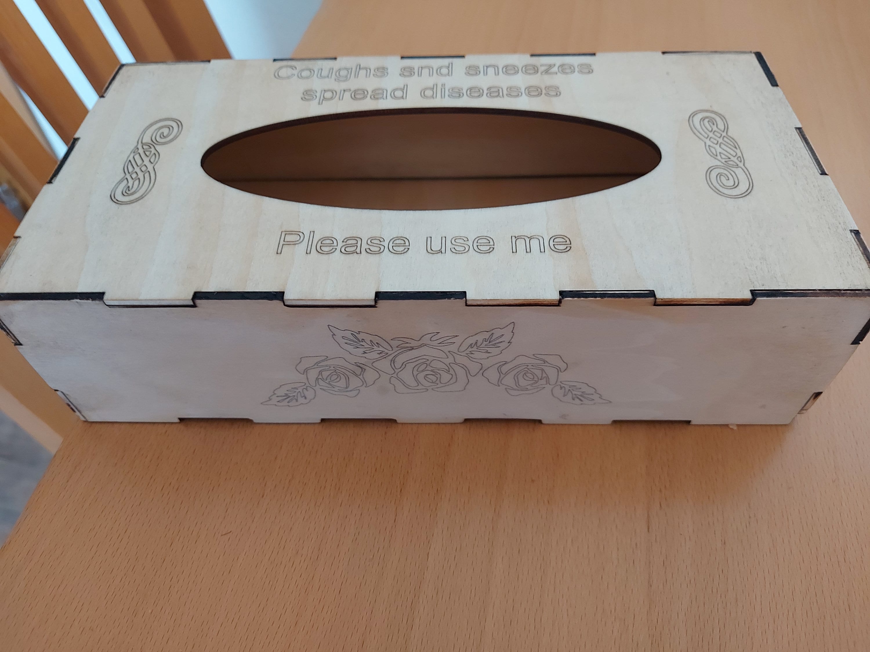 Tissue Boxes Handmade Laser Cut and Engraved - Etsy