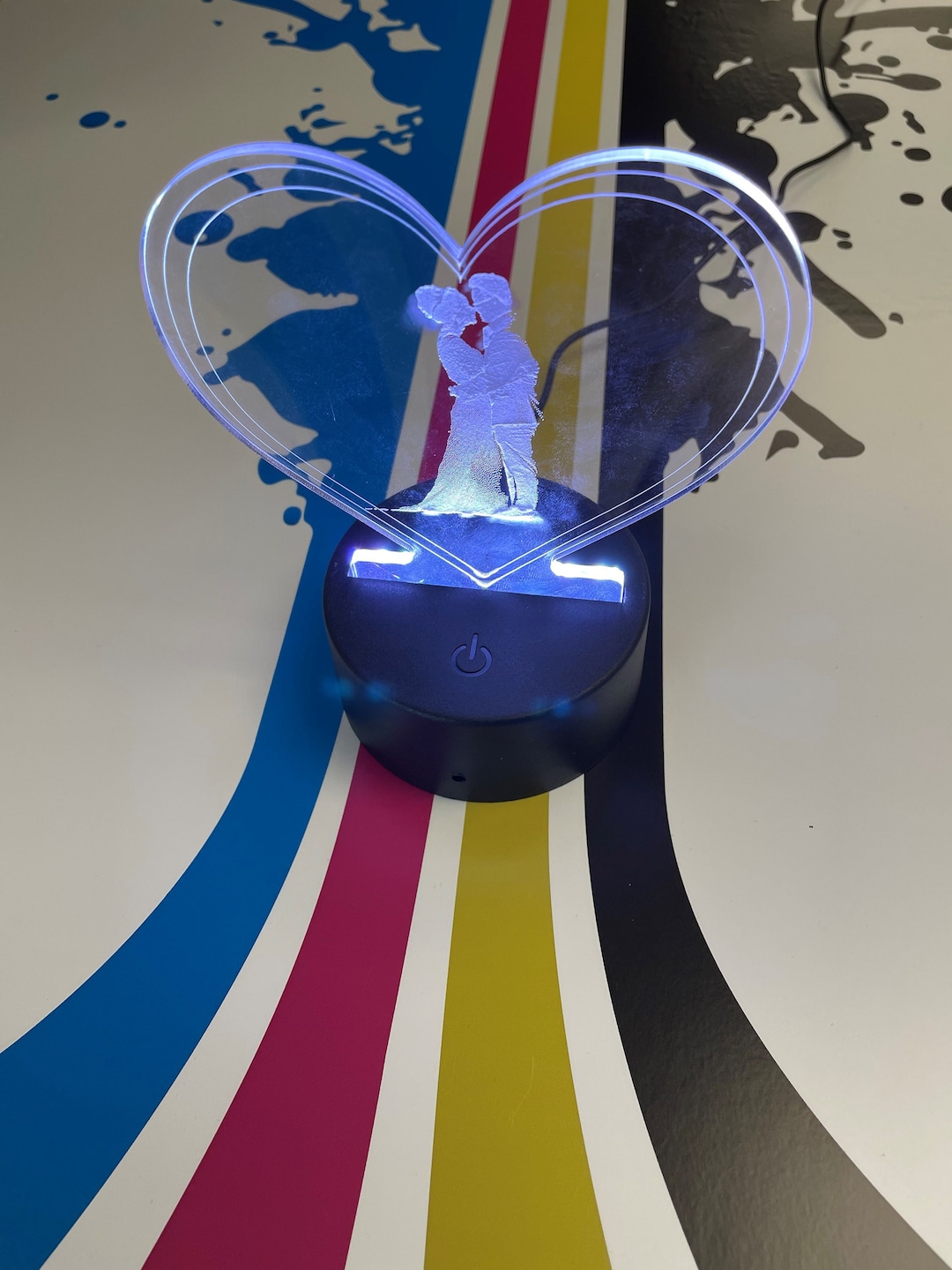 Custom Acrylic Light Stand - Etsy