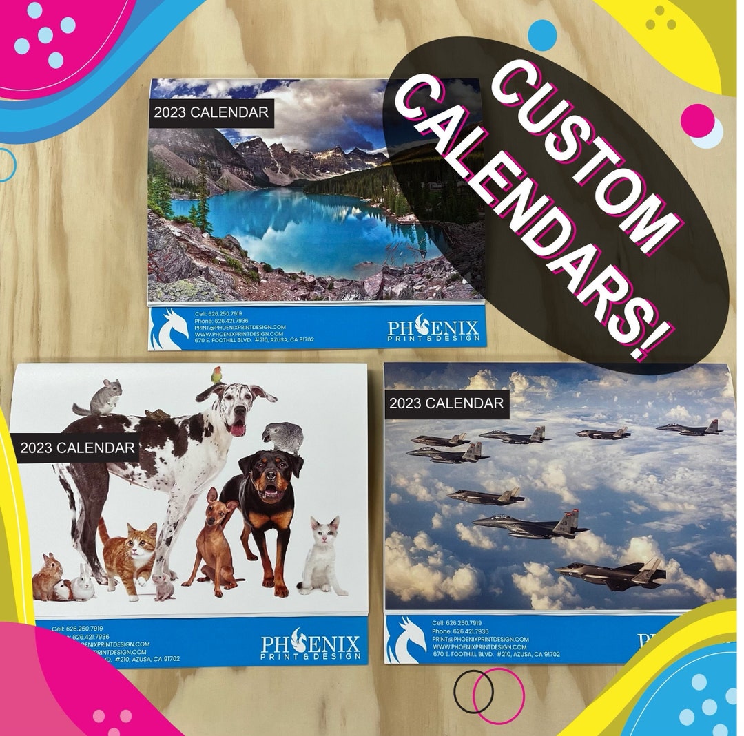 Personalized Photo Calendar, Custom 2023 Calendar - Etsy