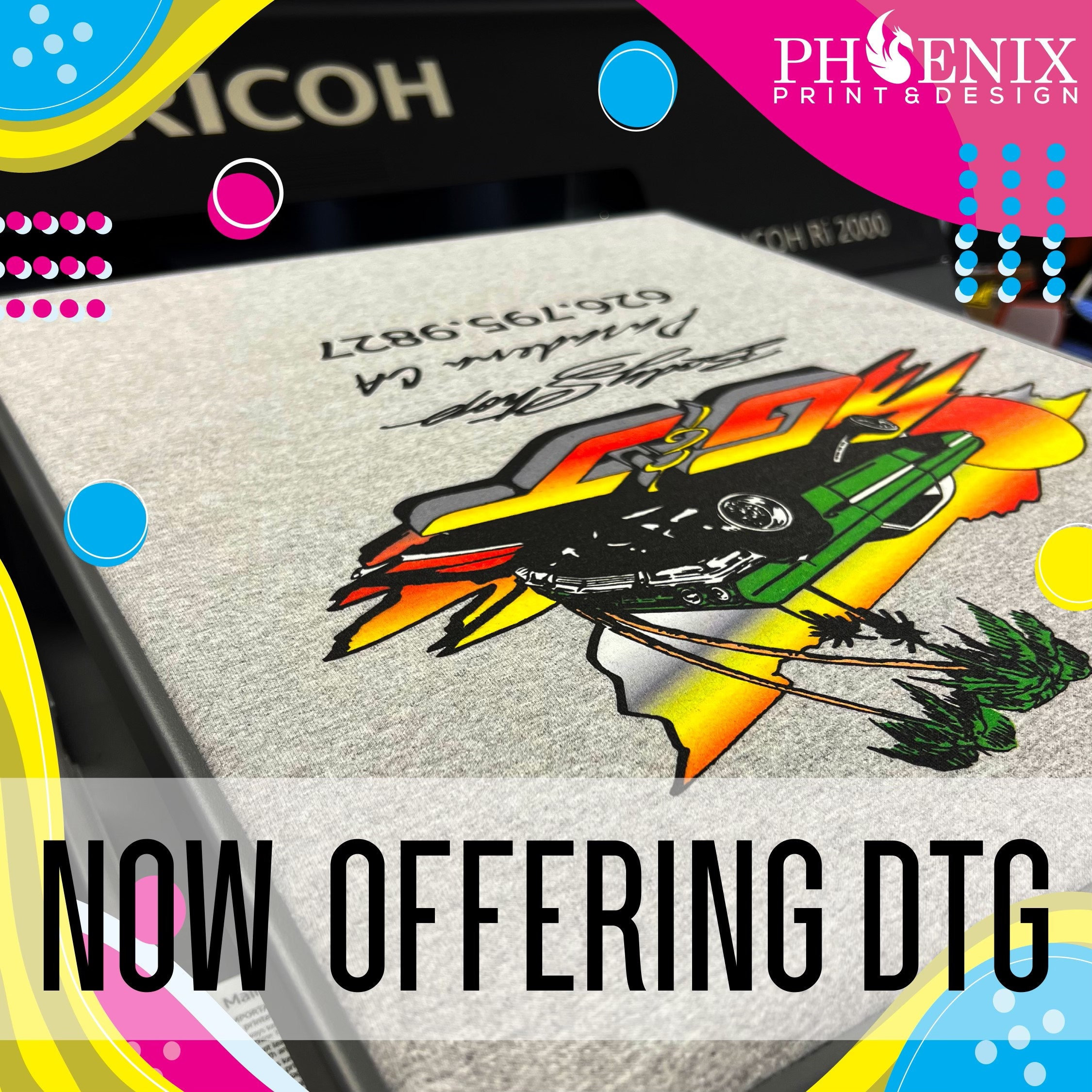 Custom DTG Shirts Minimum Order of 10. Price Listed for Order of 10 T ...