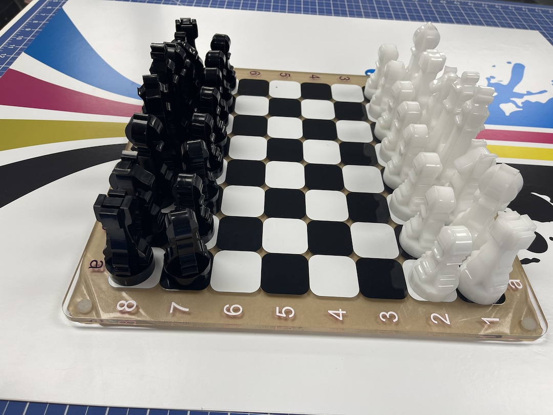Acrylic Chess Board - Etsy