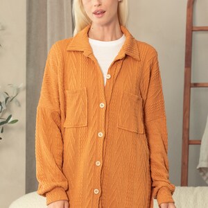 Cable Knit Shacket - Etsy