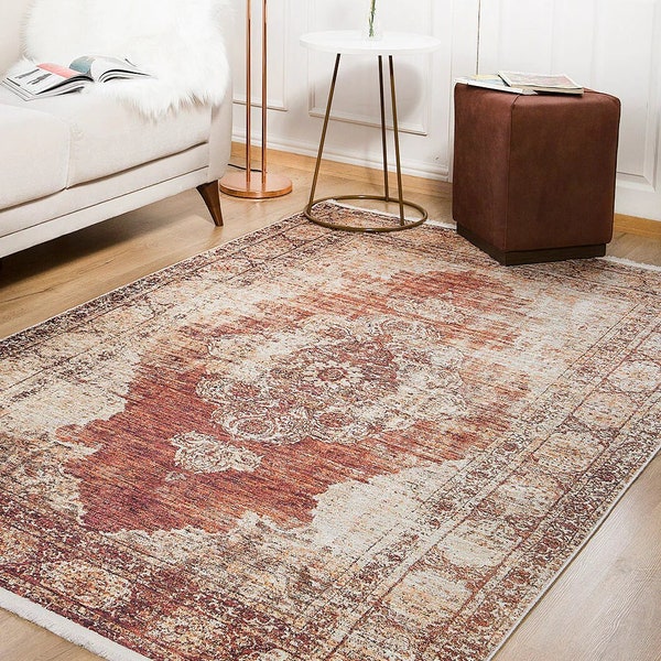 Distressed Rug - Etsy