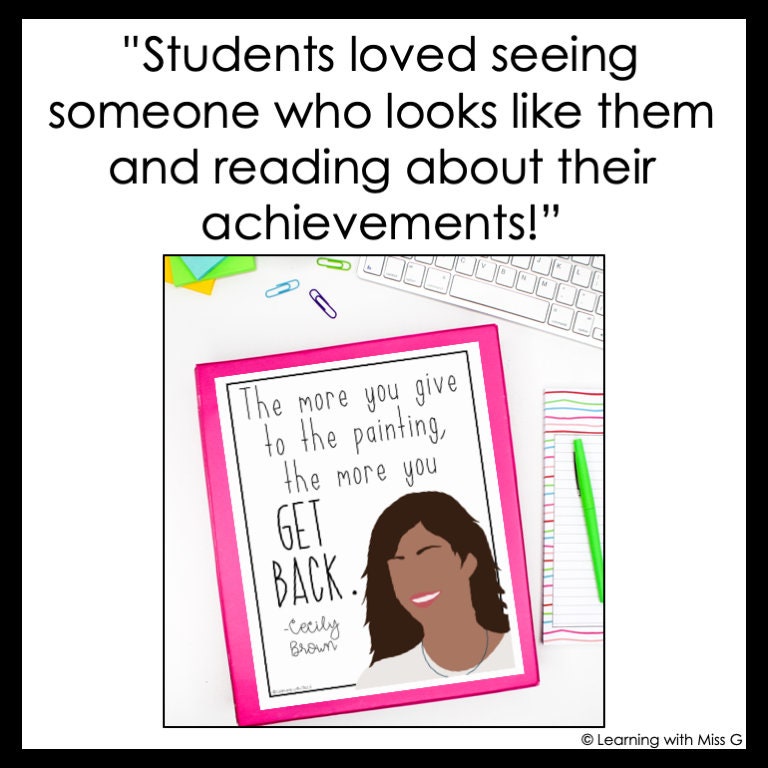 Diverse and Famous Artists Bulletin Board Posters - Classroom Decor - Etsy