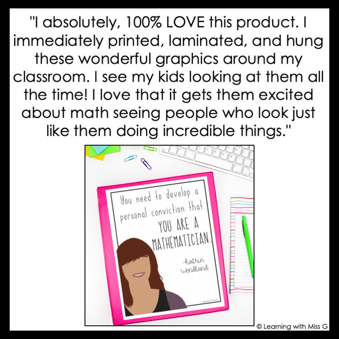 Diverse and Famous Mathematicians Bulletin Board Posters | Classroom ...