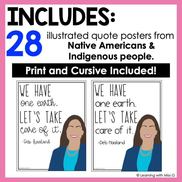 Influential Indigenous People and Native American Heritage Month Quote ...