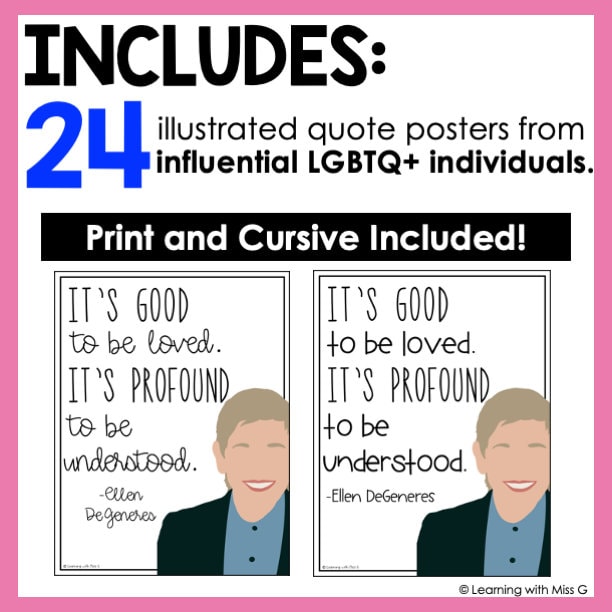 LGBTQ+ Bulletin Board | Influential People Posters for Pride Month ...