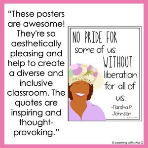 LGBTQ Bulletin Board Influential People Posters for Pride Month Class ...