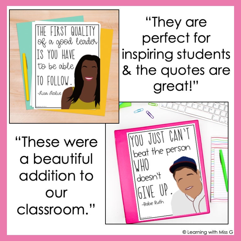 Famous Athletes Posters - Inspirational Quote Posters for Bulletin ...