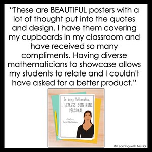 Diverse and Famous Mathematicians Bulletin Board Posters | Classroom ...