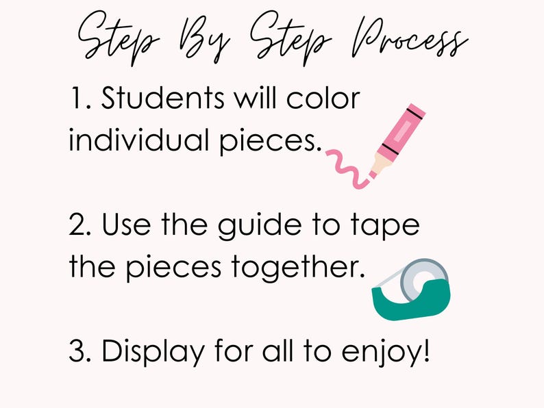 Growth Mindset Collaborative Coloring Poster -believe in the Power of ...